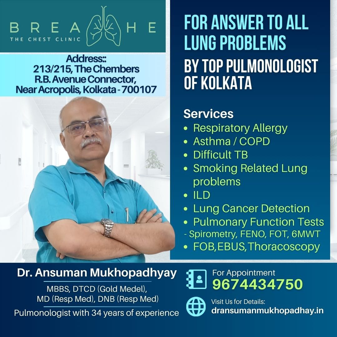 Dr. Ansuman Mukhopadhyay - Best Pulmonologist, Chest, Respiratory ...